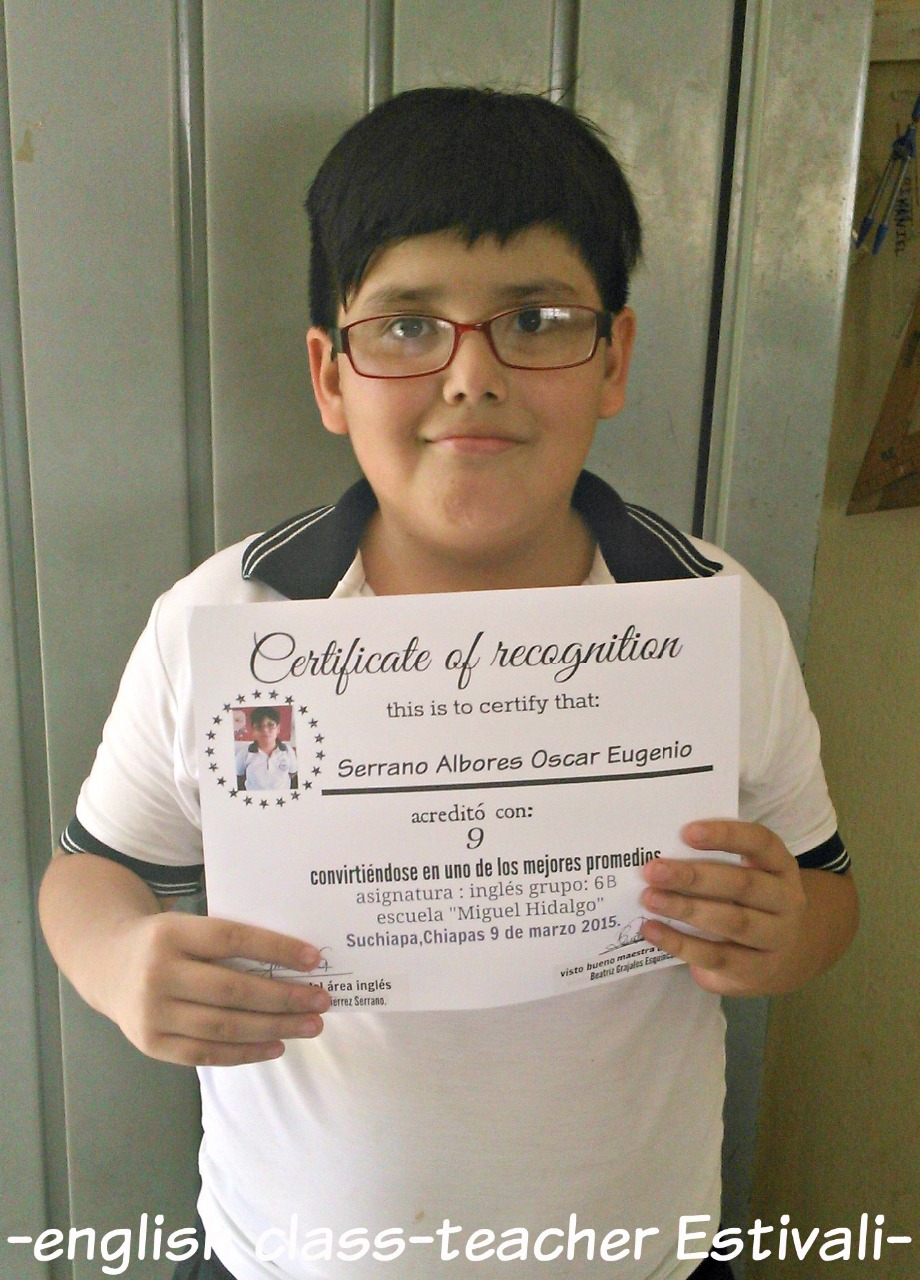 certificate of recognition 2015 :: L.i Estivali