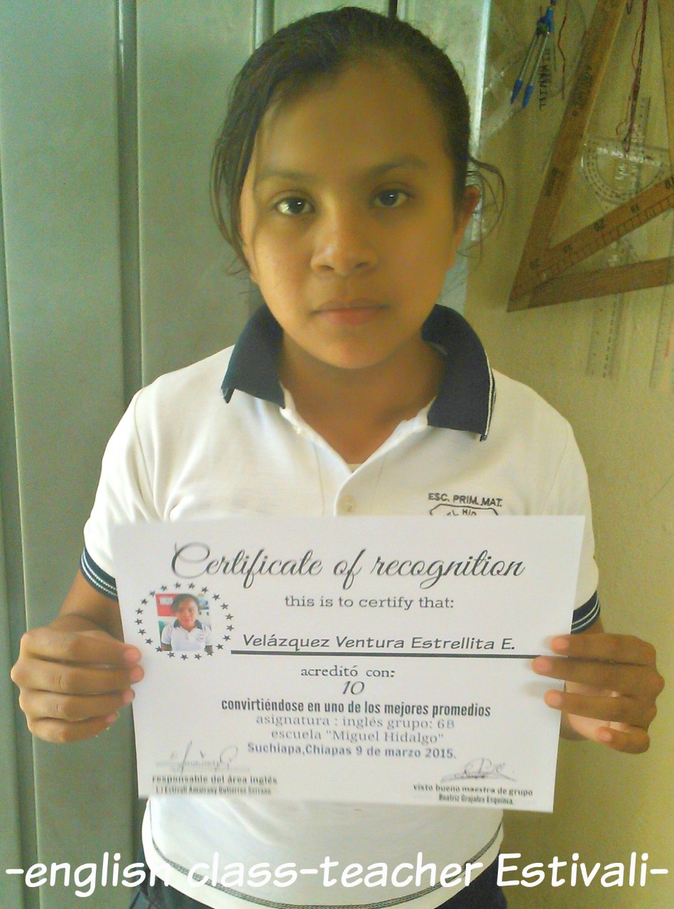 certificate of recognition 2015 :: L.i Estivali